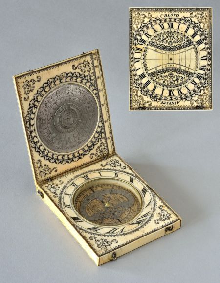 Charles Bloud sundial in ivory